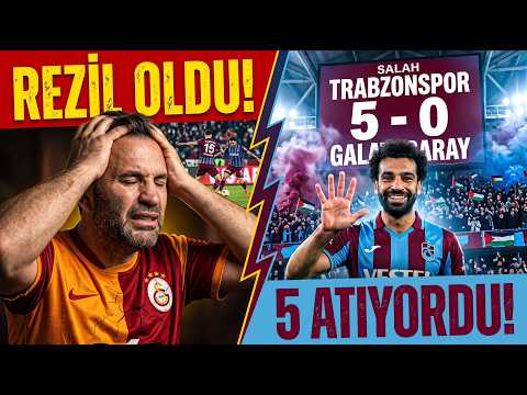 GALATASARAY REZİL OLDU! TRABZON 5 ATIYORDU! | Salah Şov Yaptı, Tarihi Fark Kaçtı (Portrait)