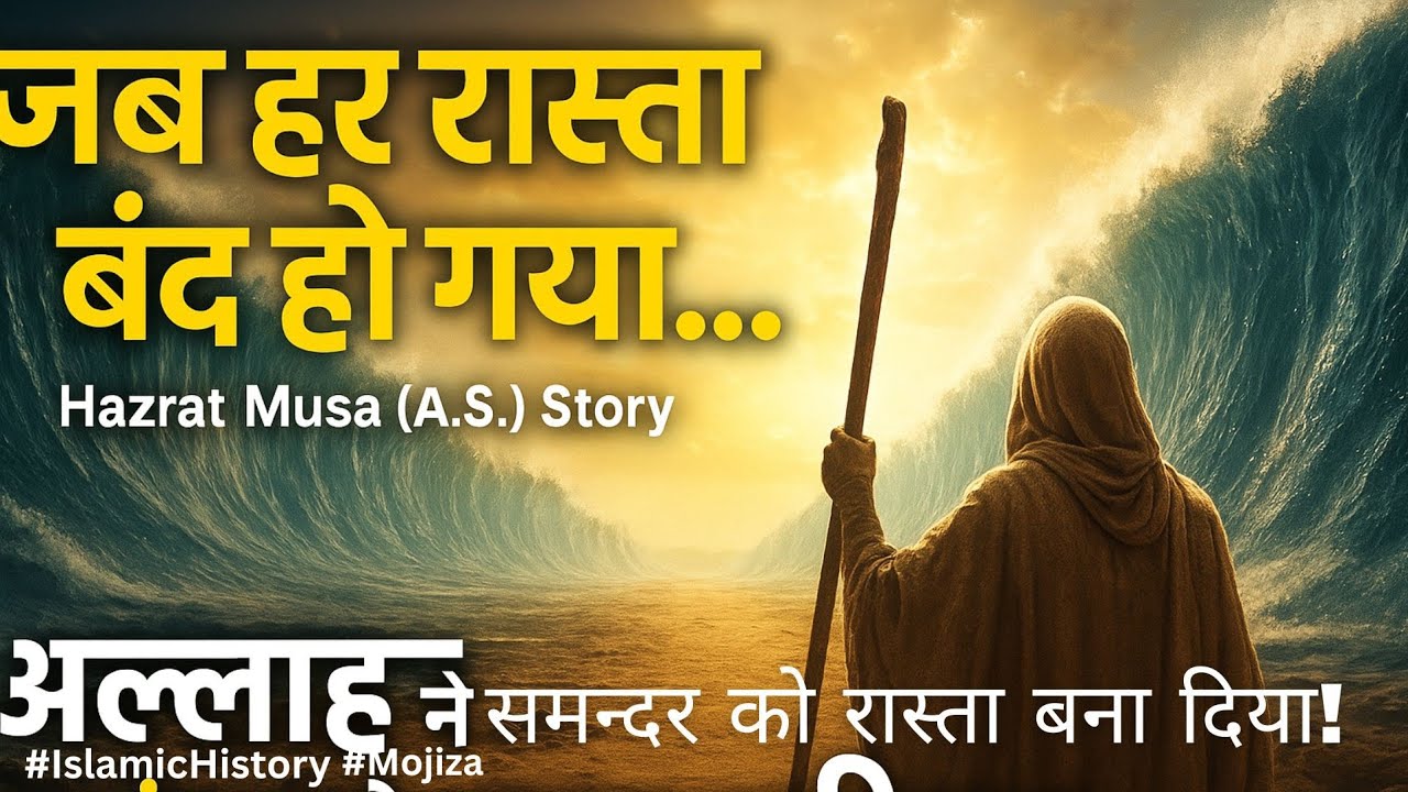 Jab Har Rasta Band Ho Gya: हज़रत मूसा (A.S.) और समंदर का चमत्कार ...