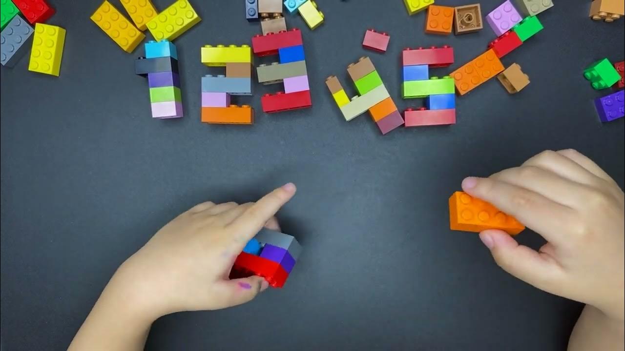How to make LEGO numbers 1 to10 - YouTube