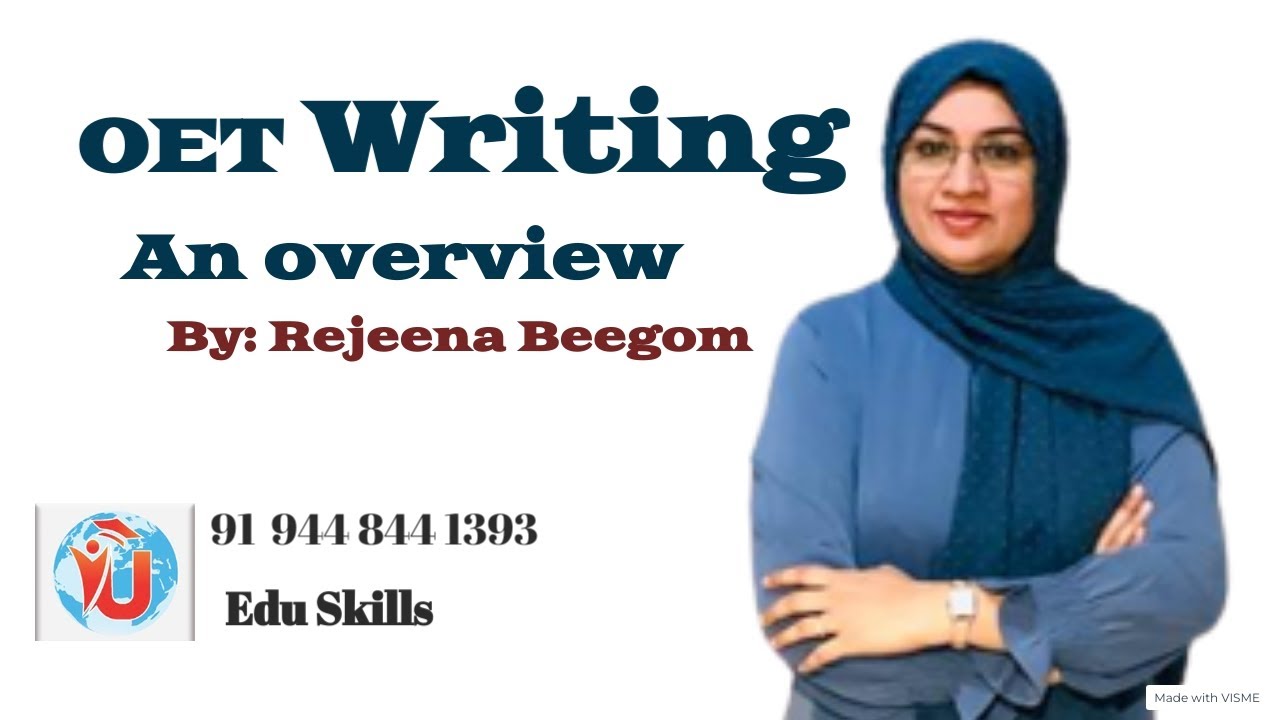 OET Writing: An Overview By: Rejeena Beegom Edu Skills: Fall in LOVE ...