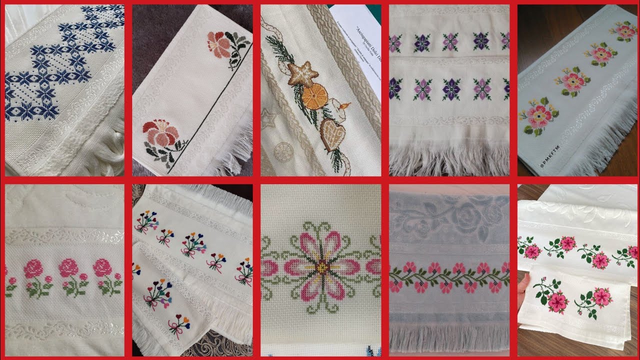 Gorgeous impressive cross stitch pattern - 😻 embroidered border pattern ...