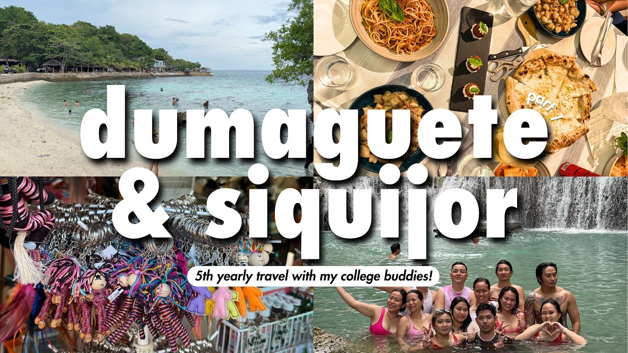 DUMAGUETE & SIQUIJOR VLOG ♥ p1 (tropical funtasea, runik, siquijor ...