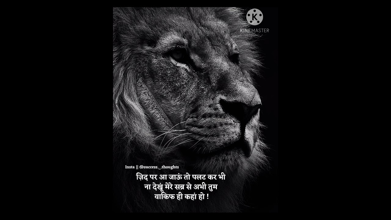 #shorts lion status//attitude status//motivation status//whatsApp ...