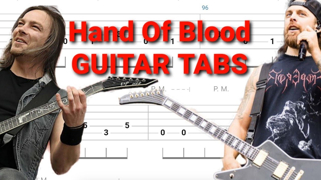 Bullet For My Valentine - Hand Of Blood | Rhythm & Lead GUITAR TABS ...