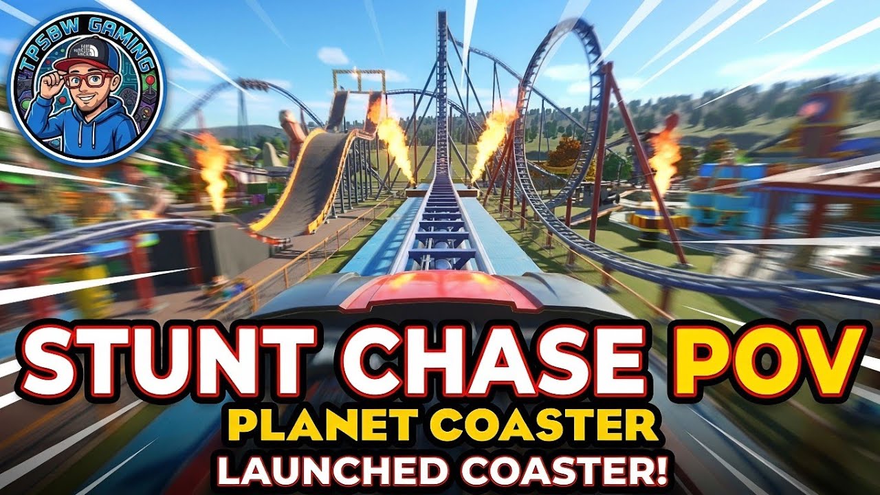 Stunt Chase - Planet Coaster POV - YouTube