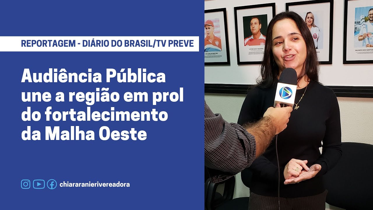 REPORTAGEM DIÁRIO DO BRASIL/TV PREVE - 22/5/2023 (O desenvolvimento da ...