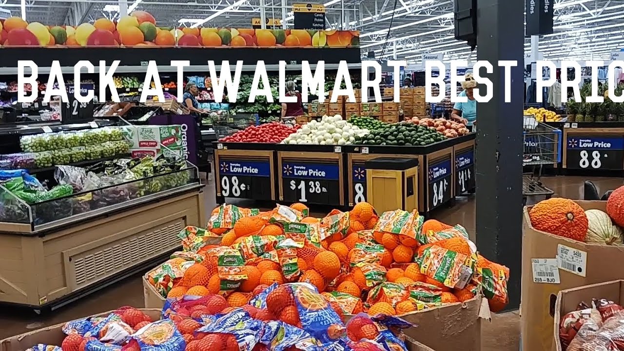 BACK AT WALMART BEST PRICES IN TOWN - YouTube