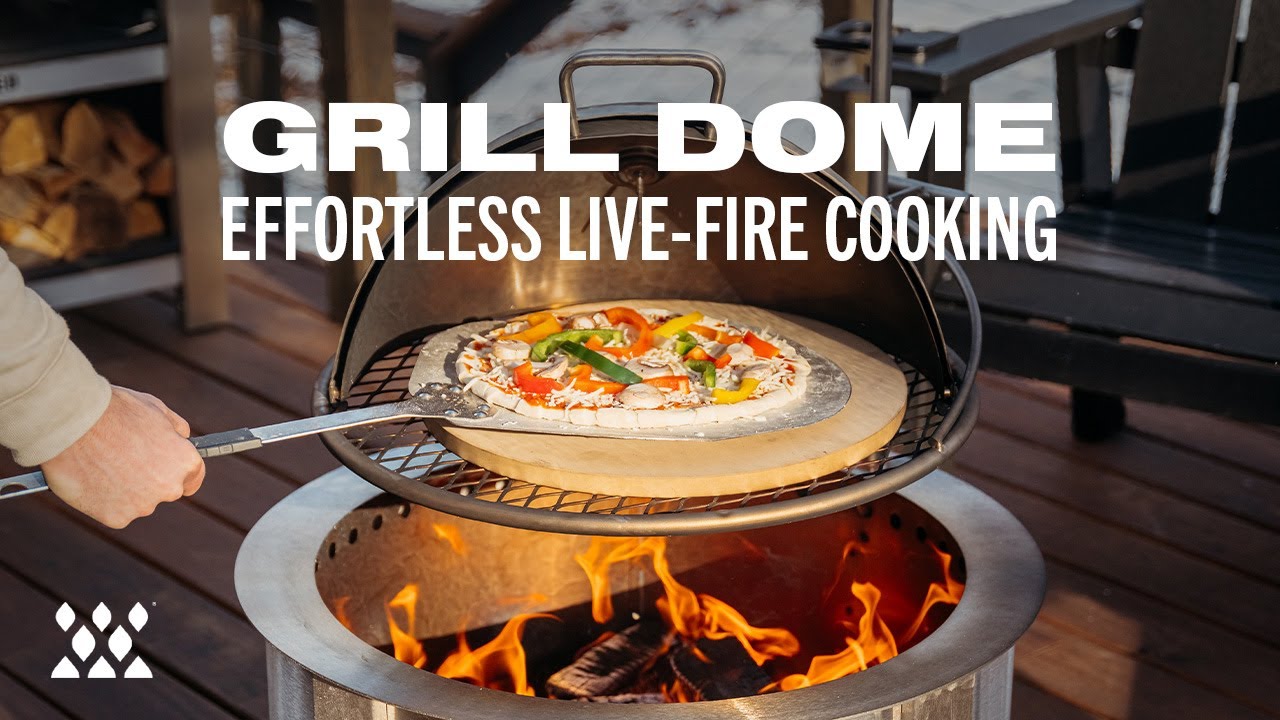 Breeo Grill Dome | Effortless Live-Fire Cooking - YouTube