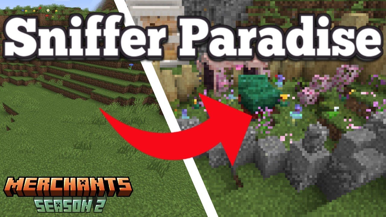 Building a Minecraft Sniffer Paradise - YouTube