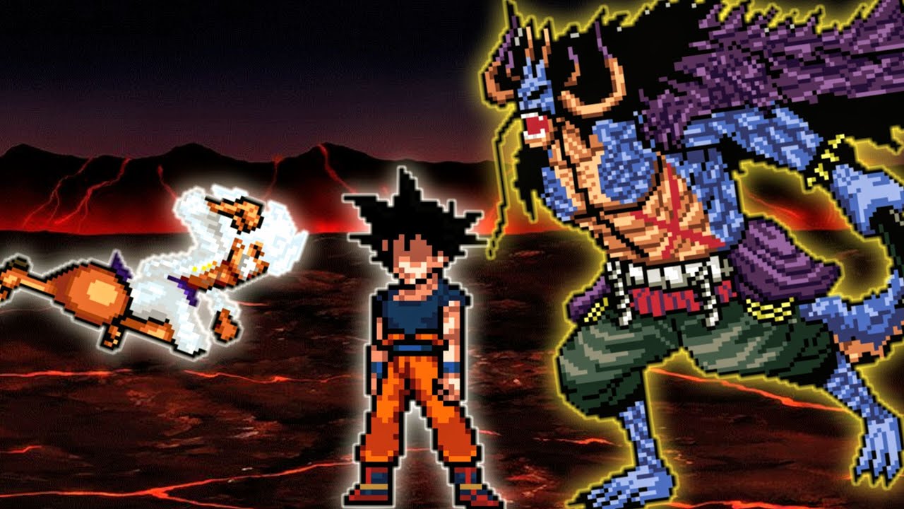 Hybrid Kaido Form V2(New) & TC Luffy OP Buff VS Manga Goku(Ultra ...