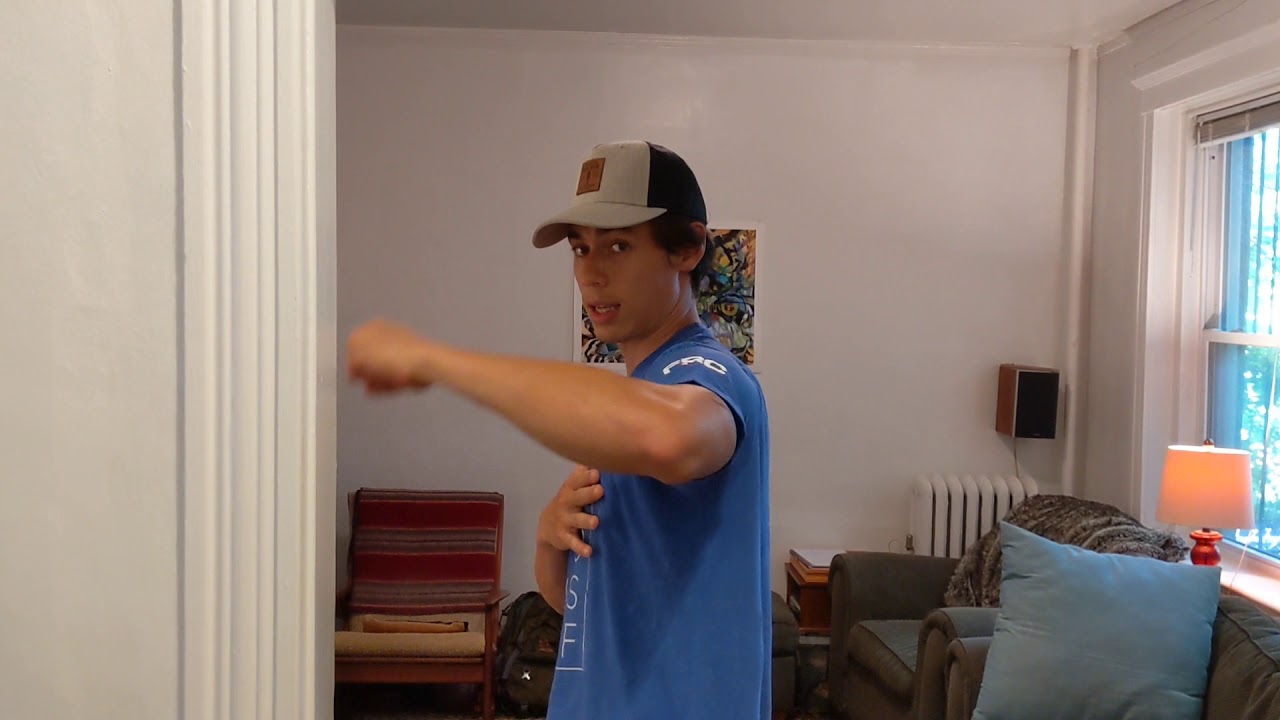 Shoulder External Rotation Passive Range Hold - YouTube