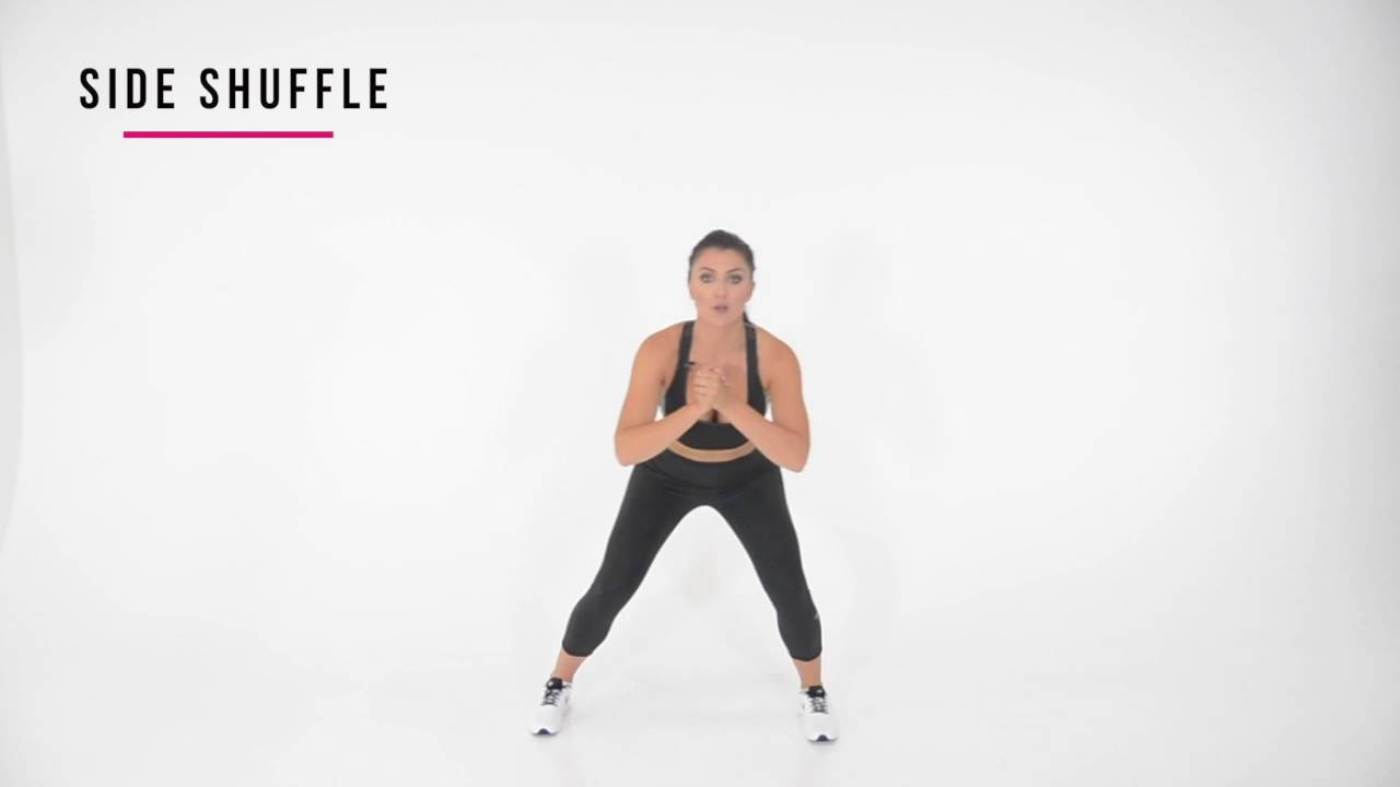 How to do a Side Shuffle I Sexyfit Coaching - YouTube