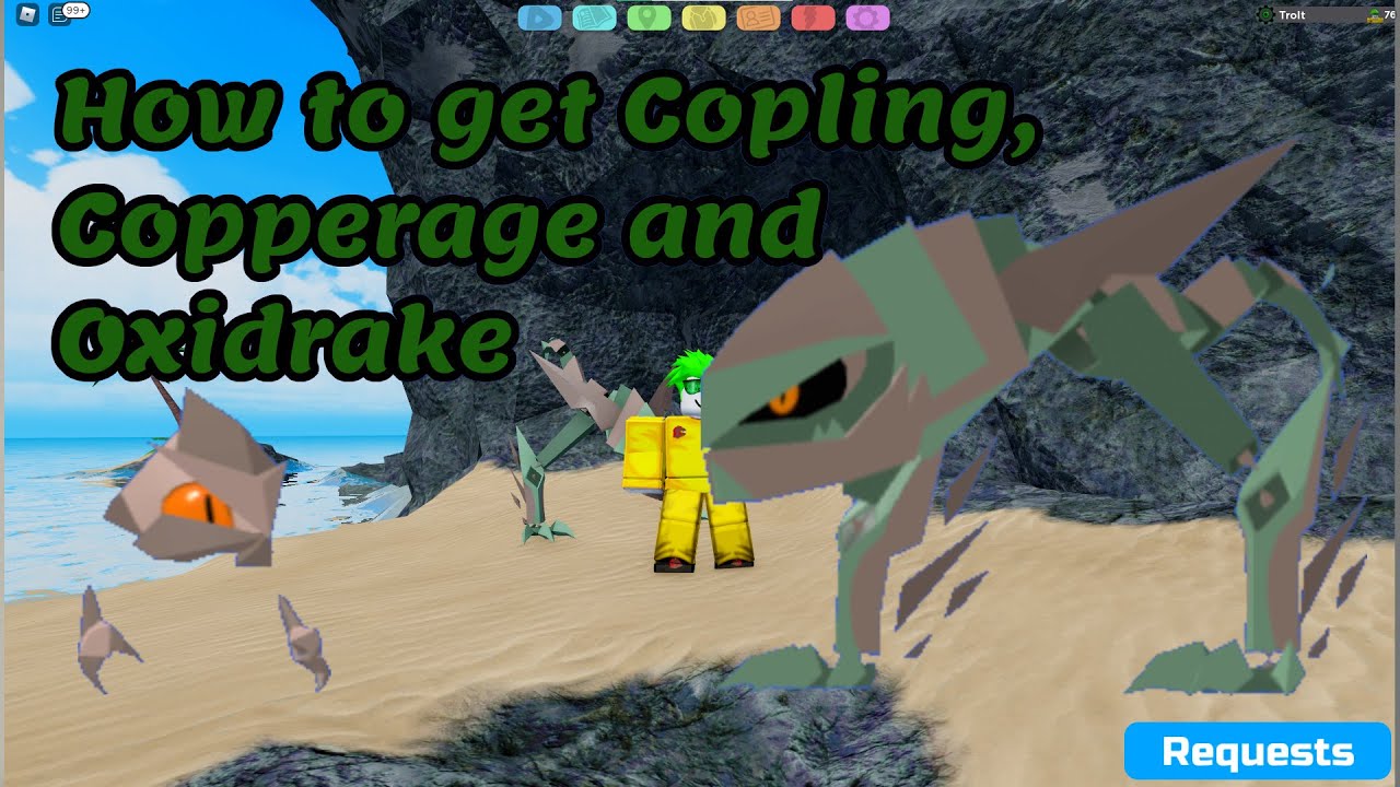 How to get and EVOLVE Copling in to Oxidrake in Loomian Legacy - YouTube