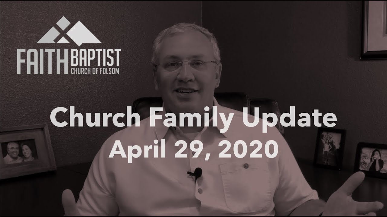 Church Family Update 4-29-2020 - YouTube