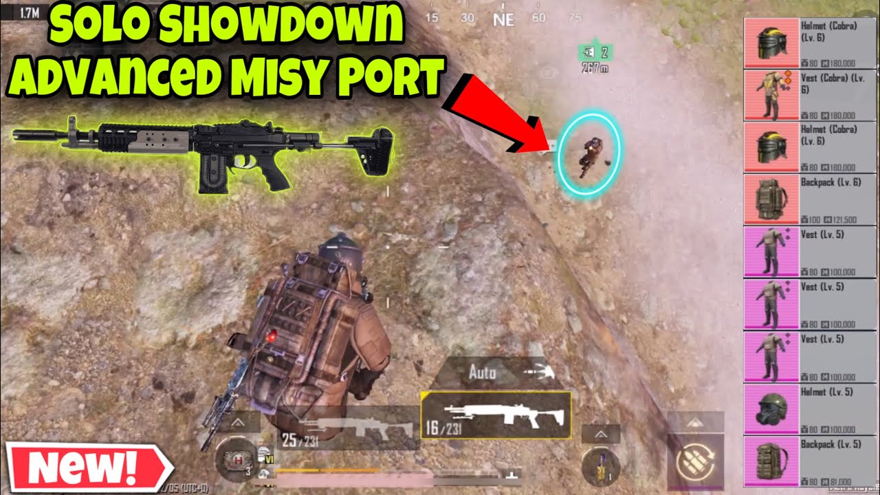 Metro Royale Solo Rush In Misty Port Advance Mode?! | Metro Royale ...