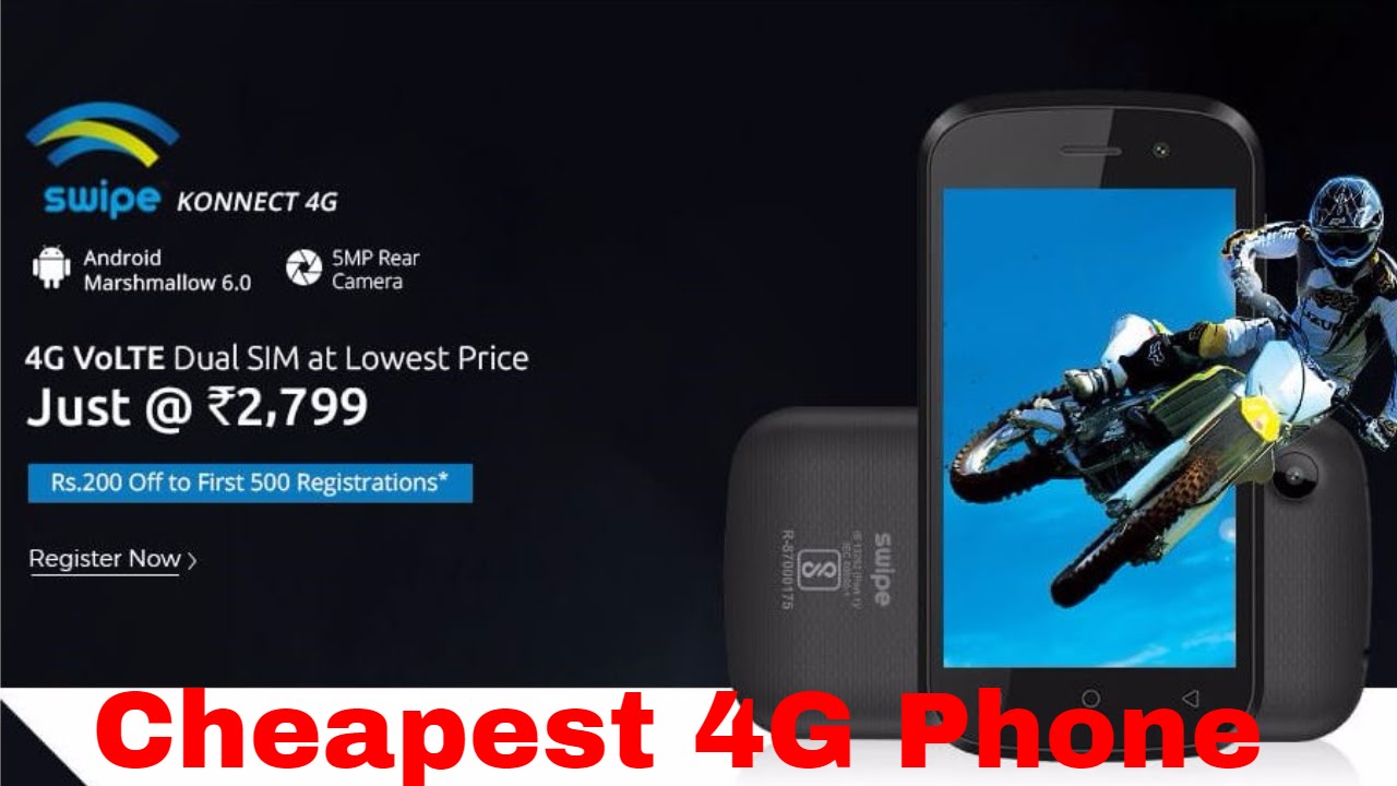 (Cheapest 4G Phone) Swipe Konnect Neo 4G VoLTE@just Rs.2799 - YouTube