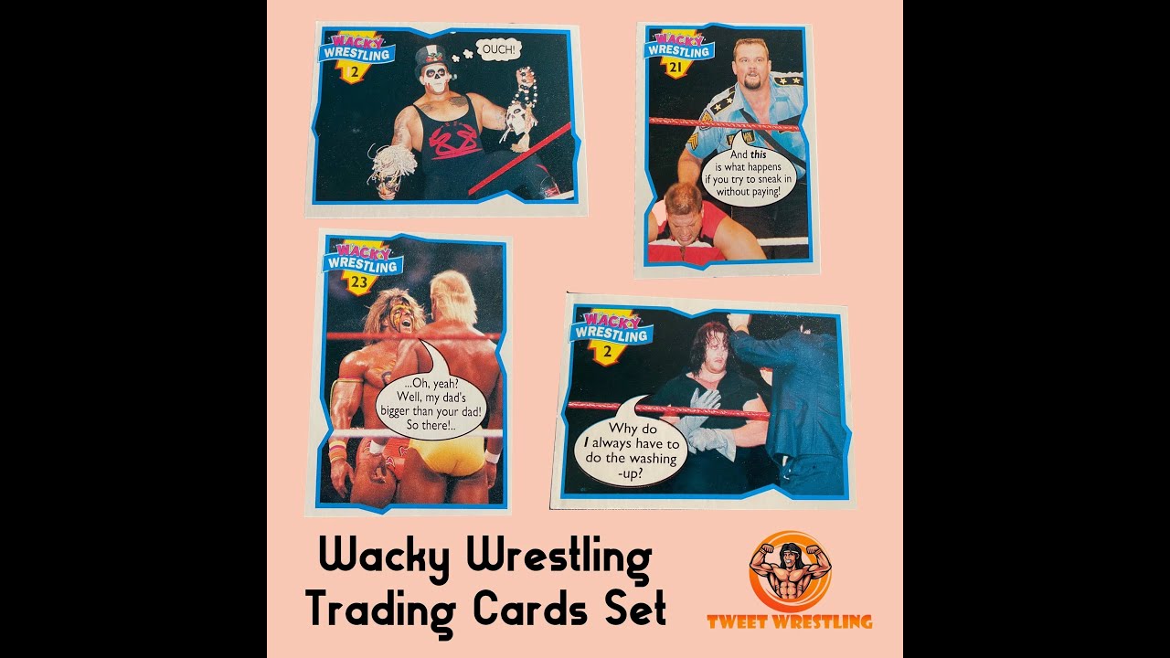 Wacky Wrestling Complete Trading Cards Set - 1993 Independent Topps ...