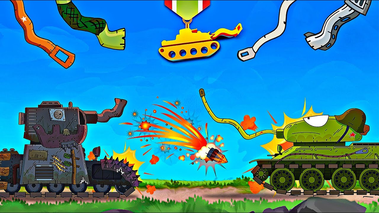 Gerand Tanks - Cool, creepy, monster tanks, Bent muzzle . Gameplay, WOW ...