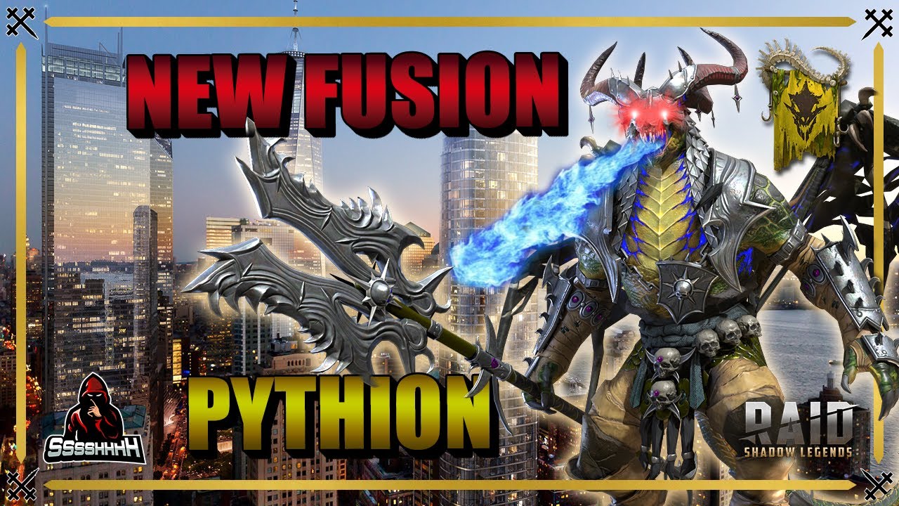 PYTHION! - GOD TIER GOJIRA January 2023 Fusion! - Raid Shadow Legends ...