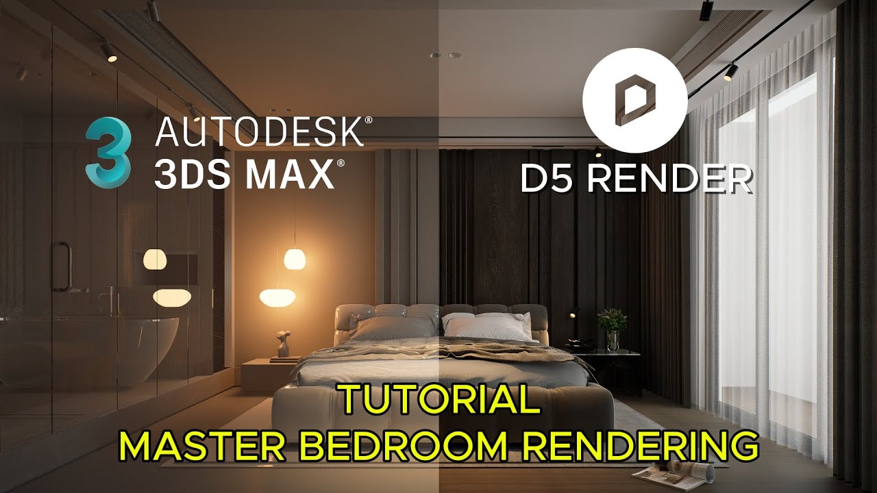 D5 Render Tutorial | Interior Rendering | Master Bedroom #d5rendertutorial #d5rendertips # ...