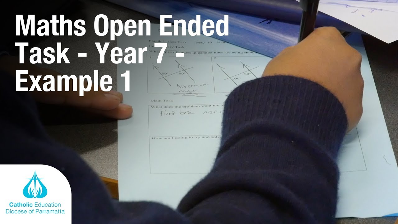 Maths Open Ended Task Year 7 Example 1 - YouTube