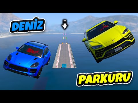Güçlü Jeep Arabalar Yeni Deniz Parkurunda Yarışıyor - GTA 5