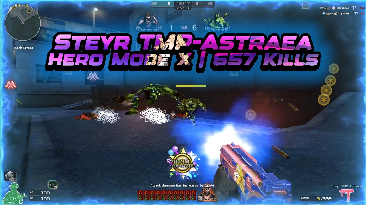 Crossfire West | Steyr TMP-Astraea | Hero Mode X | 657 Kills - YouTube