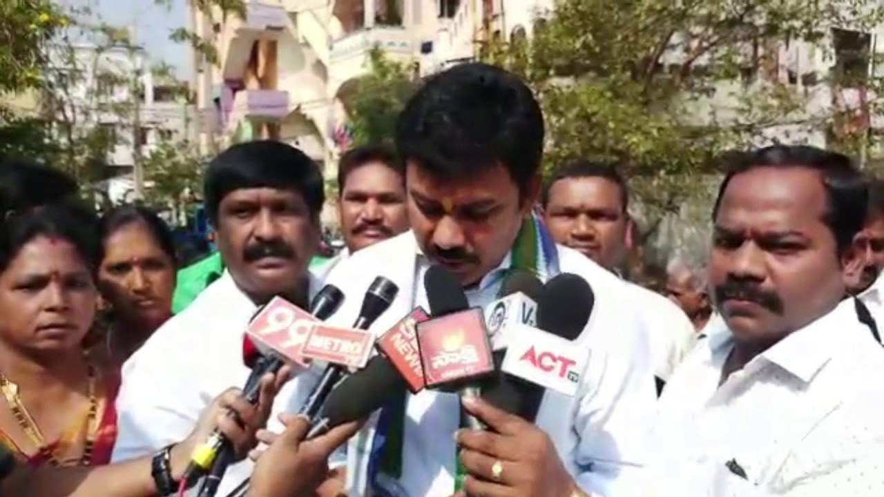 YSRCP Leader KK Raju in development works at Visakhapatnam North ...