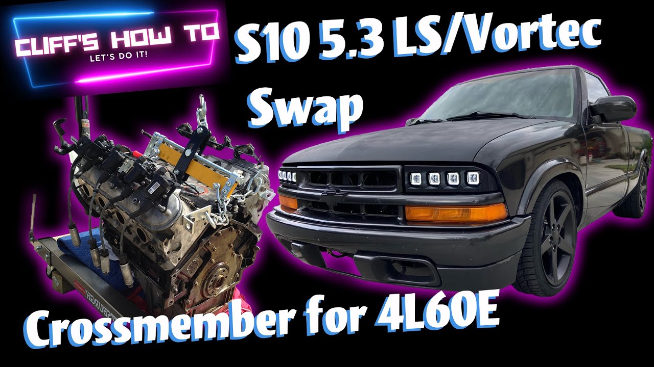 S10 LS V8 Swap Part 9: Modifying The Crossmember - YouTube