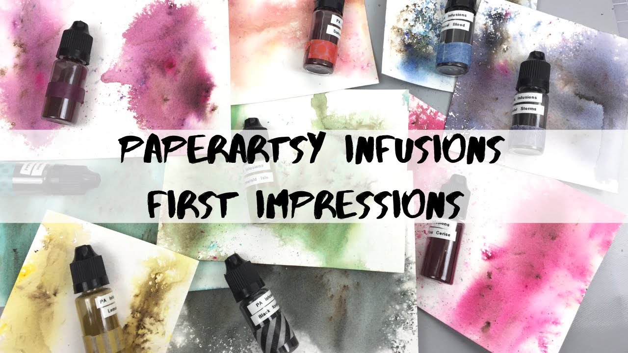 First impressions of Paperartsy INFUSIONS - YouTube