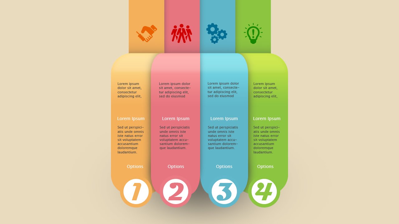 Photoshop Tutorial Graphic Design Modern Number Options - YouTube