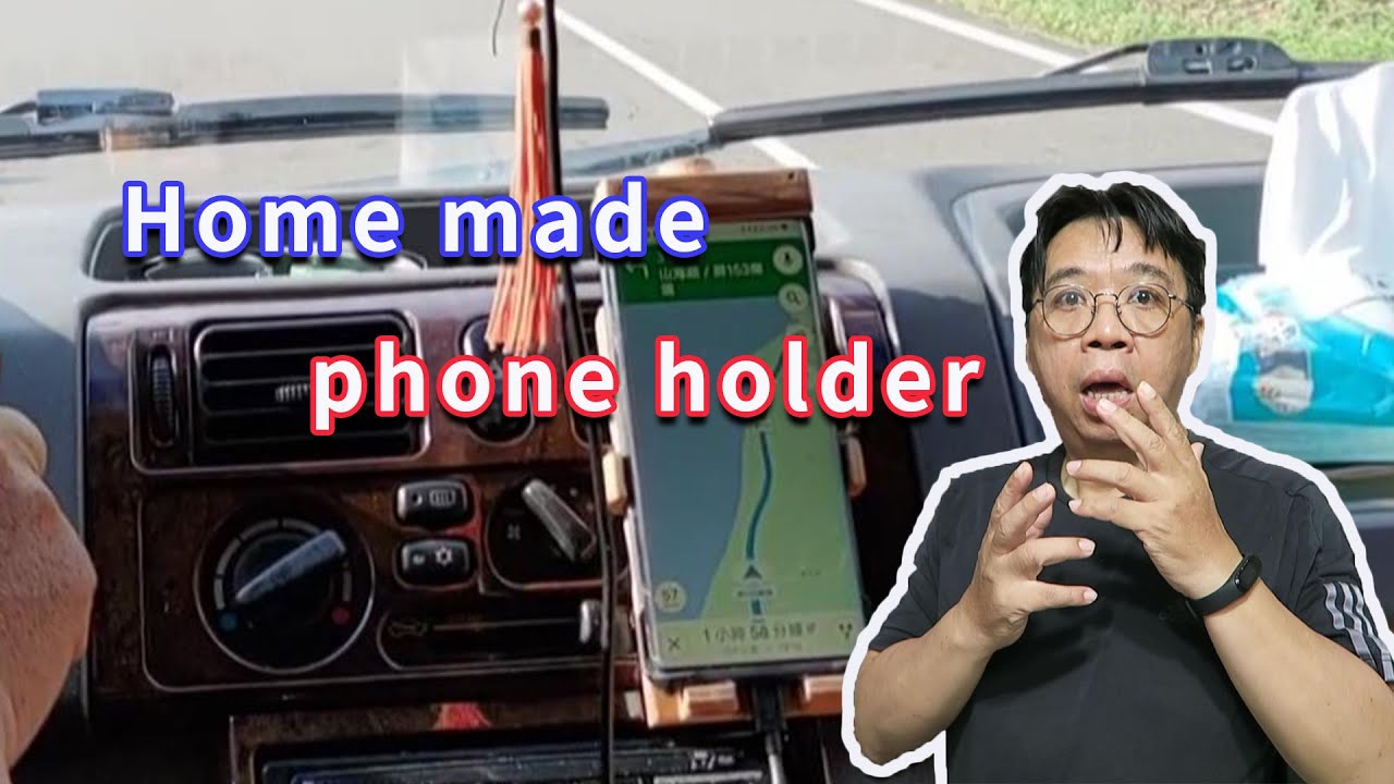Homemade car cell phone holder This is awesome. You must have one ...