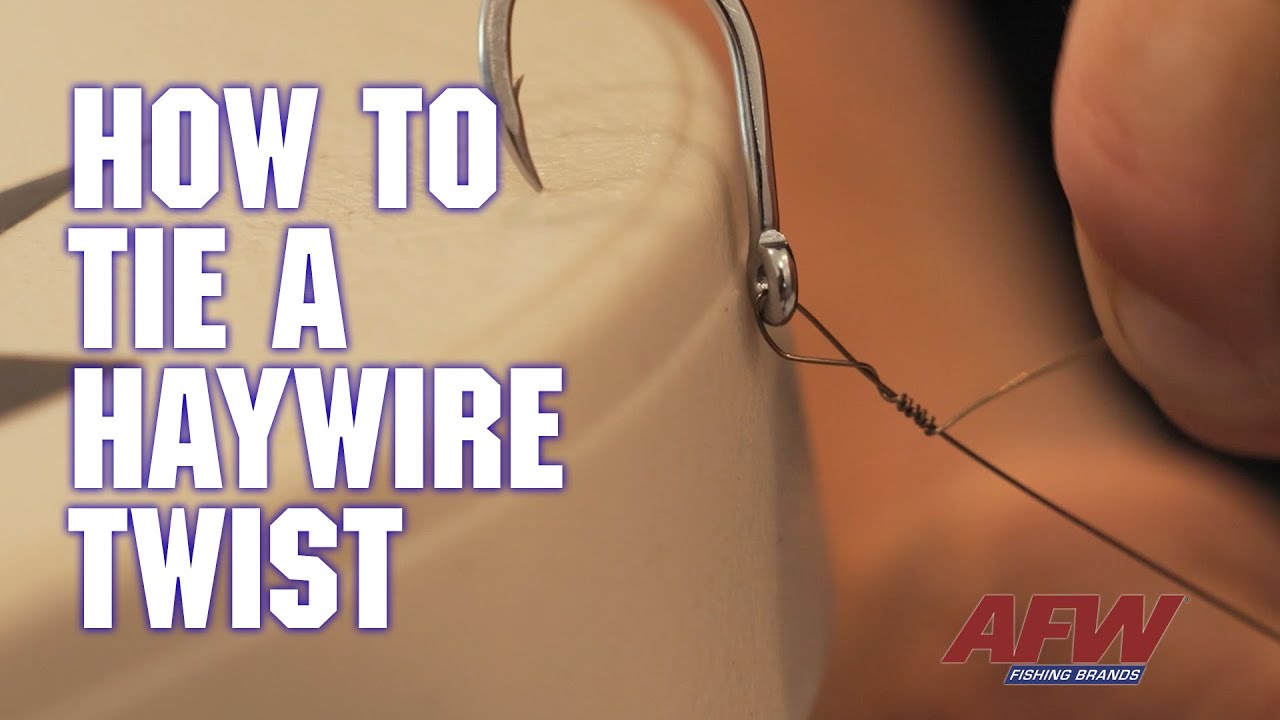 How to Tie a Haywire Knot by Hand Using AFW Tooth Proof Wire - YouTube