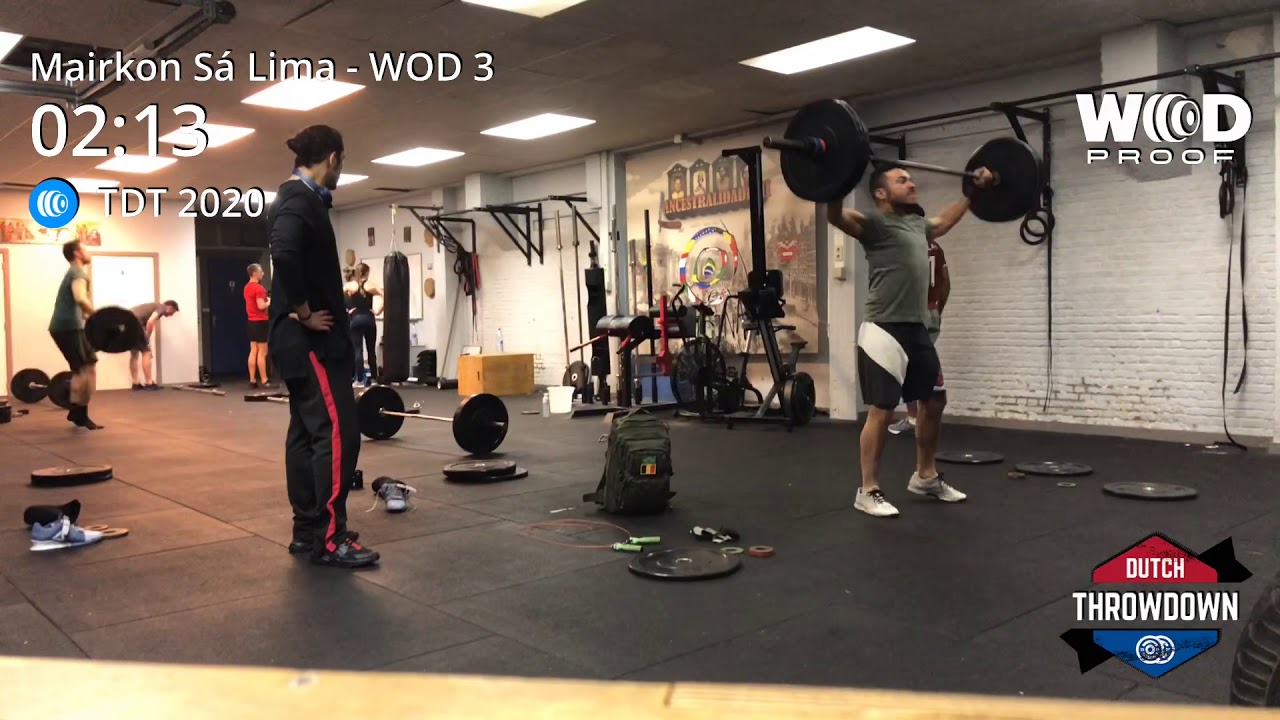 Dutch Throwdown wod 3 qualify 2020 - YouTube
