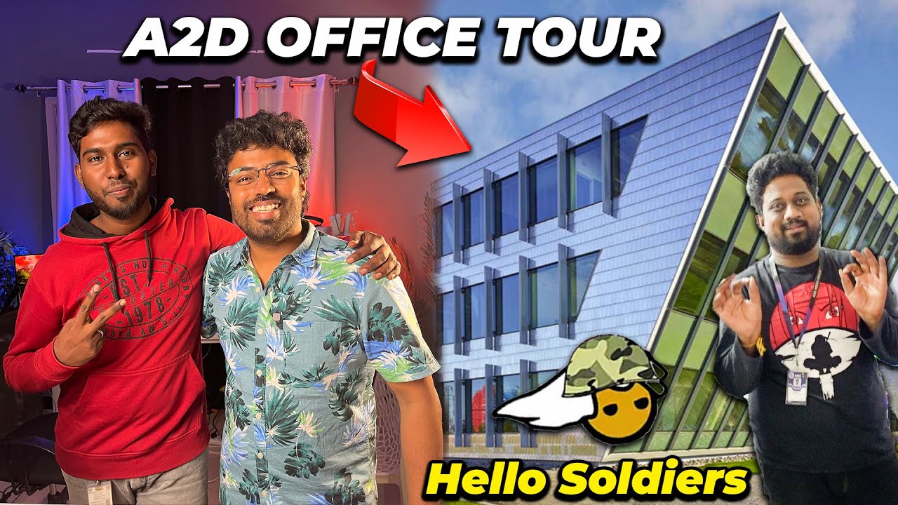 10 Crore Worth A2D Channel Office Tour 🤯 Building My Computer ...