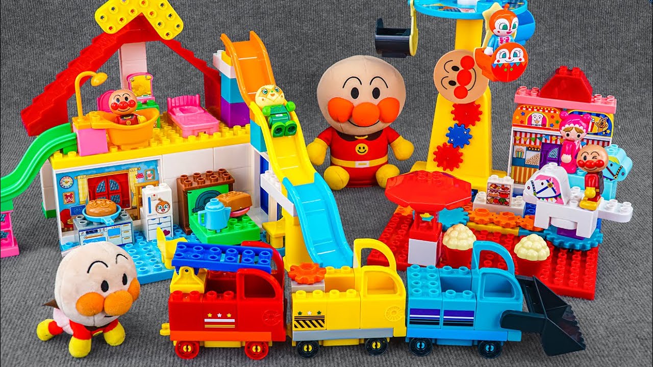 120 Minutes Satisfying with Unboxing Lego Anpanman Toy Collection ASMR ...