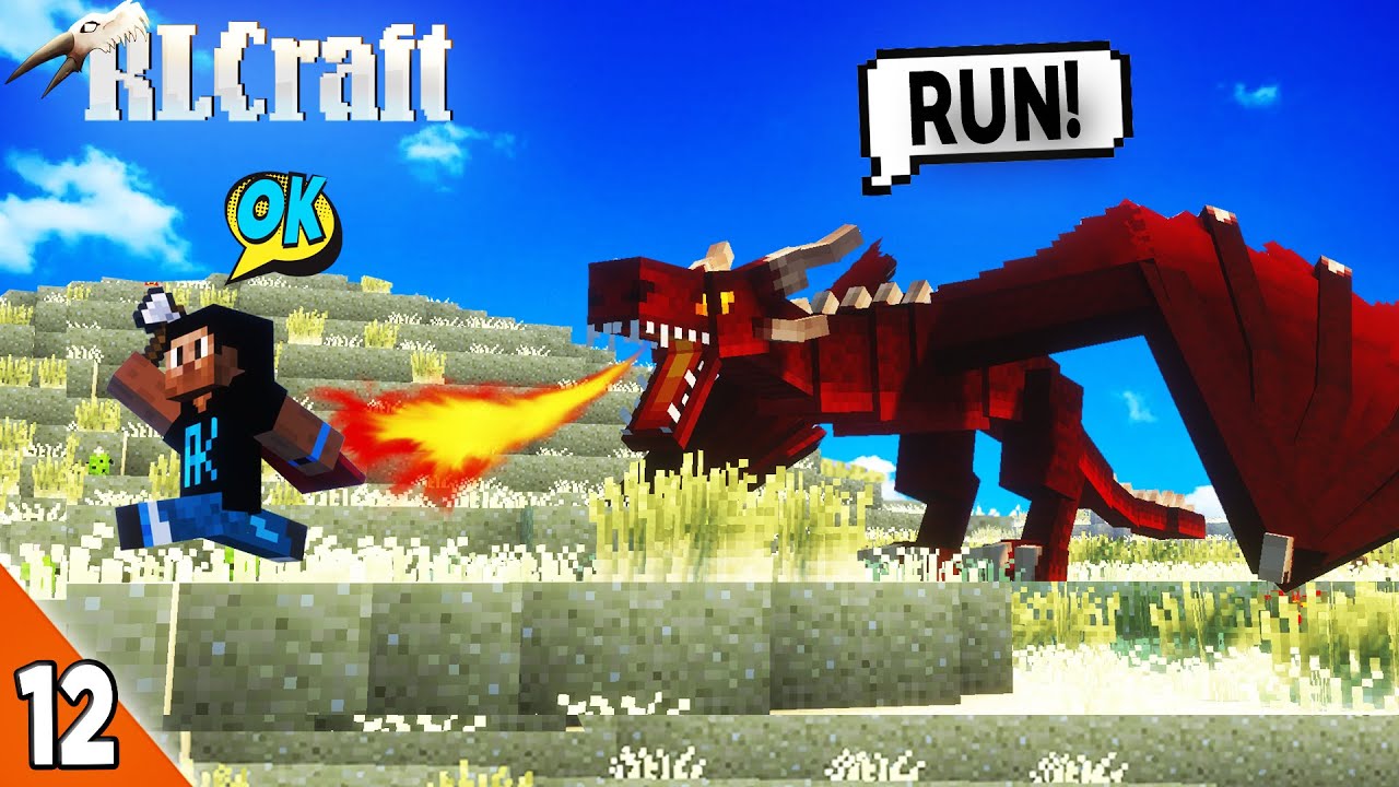 Dragon Killer! - RL Craft Dregora - ZERO Death - Ep 12 with Akan22 ...