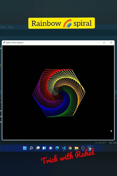 🌟 Python Turtle Animation || with full source code || #coding - YouTube