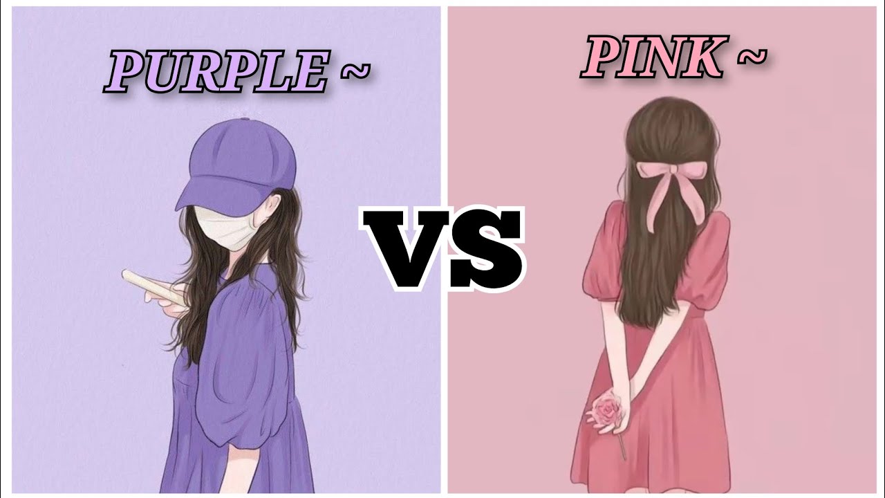 Purple 💜 VS Pink🌸 || Choose Your Favorite color 🥰🎀 || @deenmarkaz1 ...