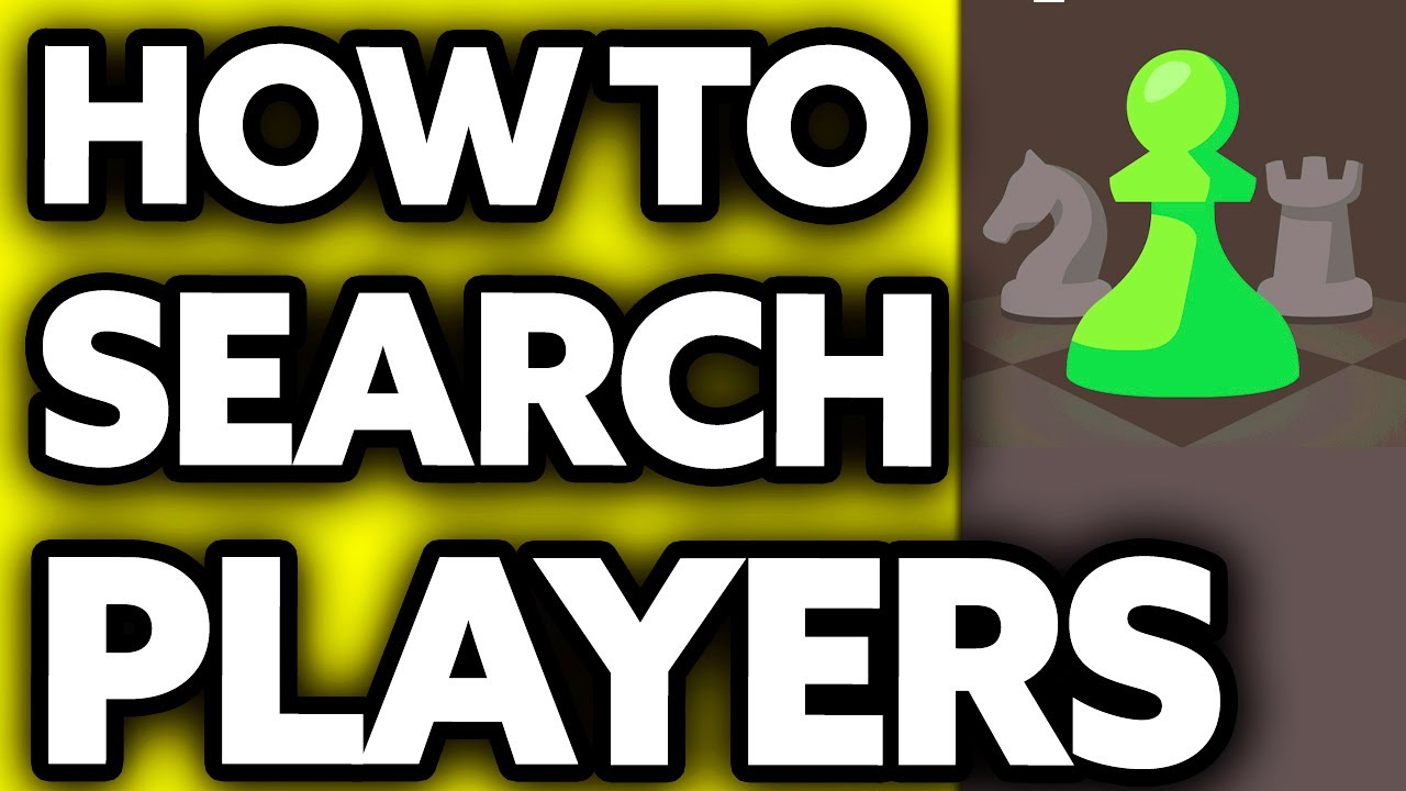 How To Search Players in Chess.com (2025) - YouTube