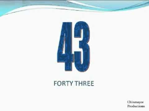 How To Draw Number 43 - YouTube
