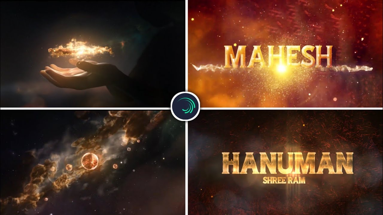 3D Title Trending Name Art Video editing in Alight Motion Instagram ...