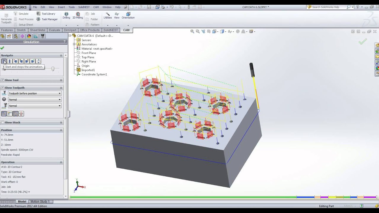 CAD CAM 6 - Mill and Drill Operations - YouTube