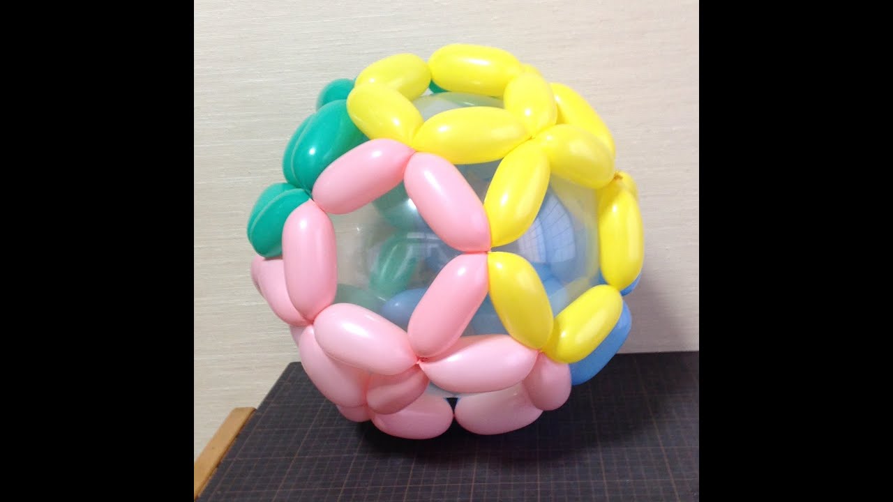 #0564 4色ボール a balloon 4 colors ball - YouTube