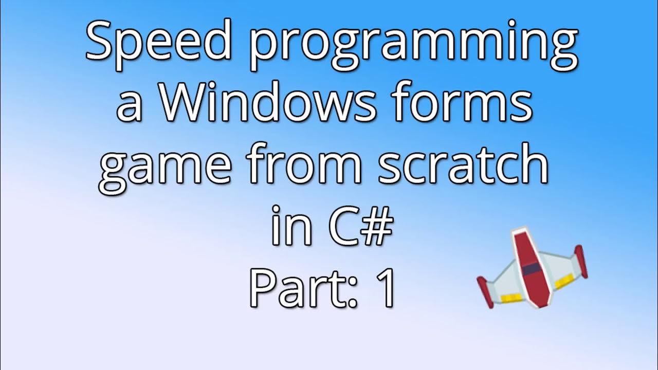 1. C# Speed programming - Space shooter - YouTube