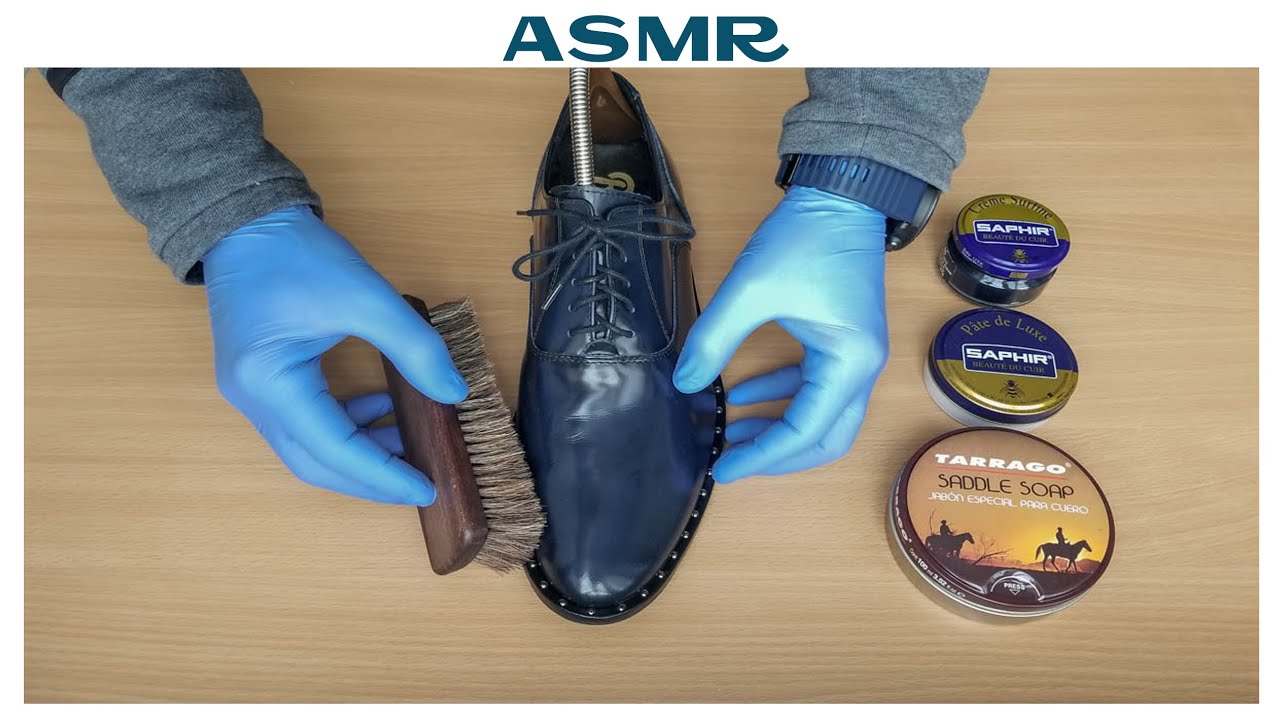 ASMR Magical Revival of a Forgotten Pair of Luxurious Italian Blue ...