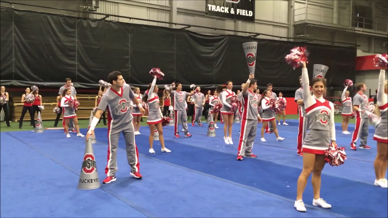 The Ohio State University Spirit Program Cheer Pre game Fan Performance ...