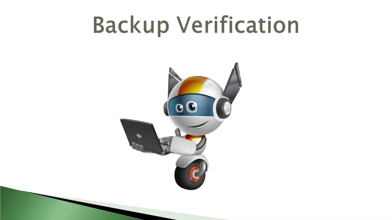 Backup Verification VS. Backup Testing - YouTube