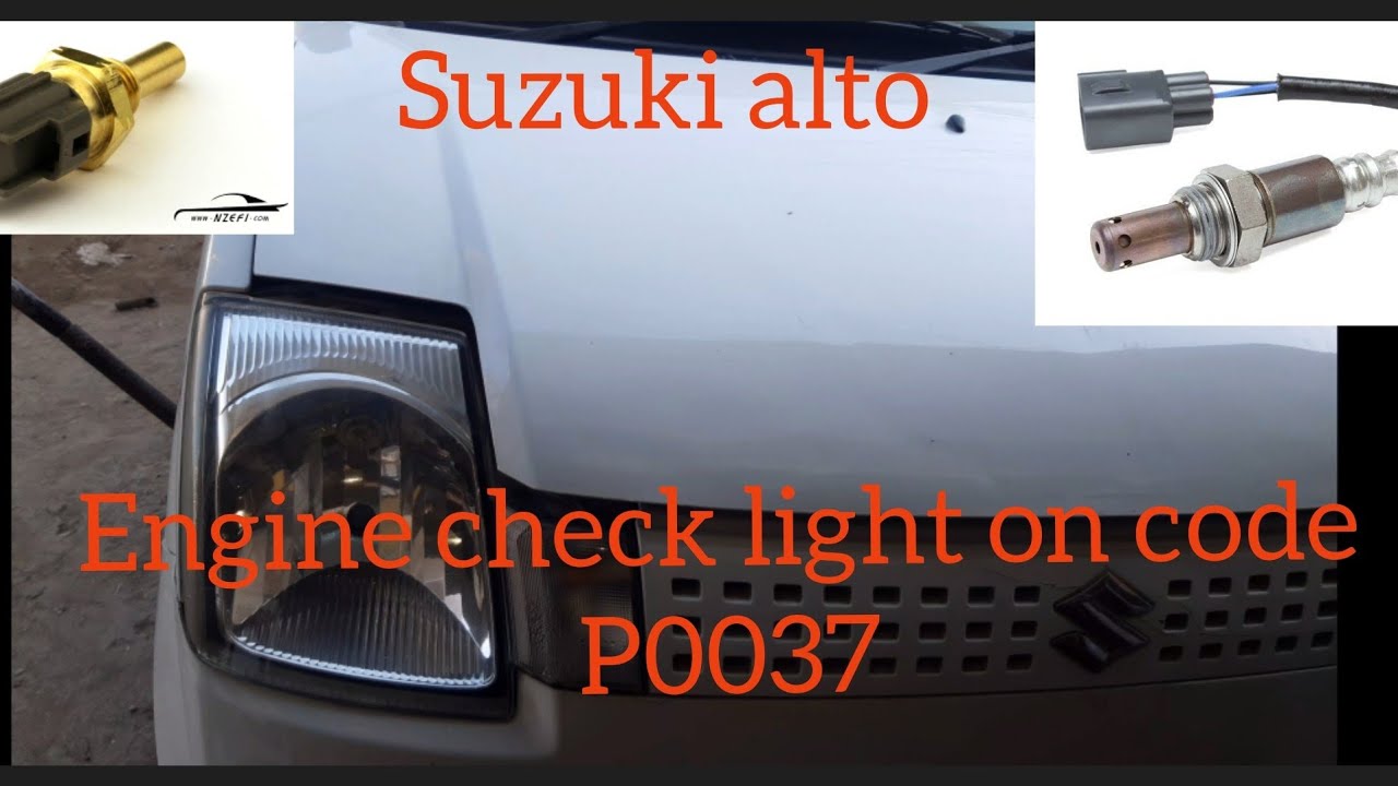 Engine check light on code p0037 suzuki alto Japanese 660cc 2007 ...
