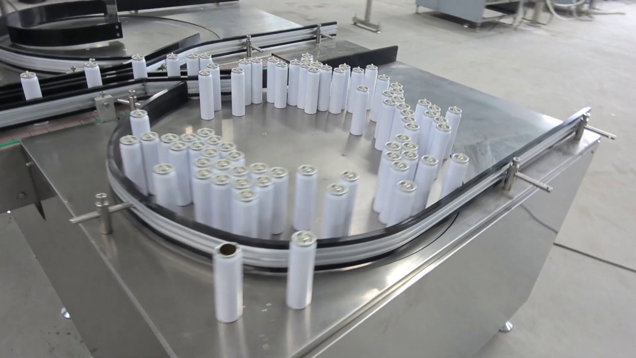 U-shape Compact Automatic Aerosol Filling Line 2800F - Jrpacking - YouTube